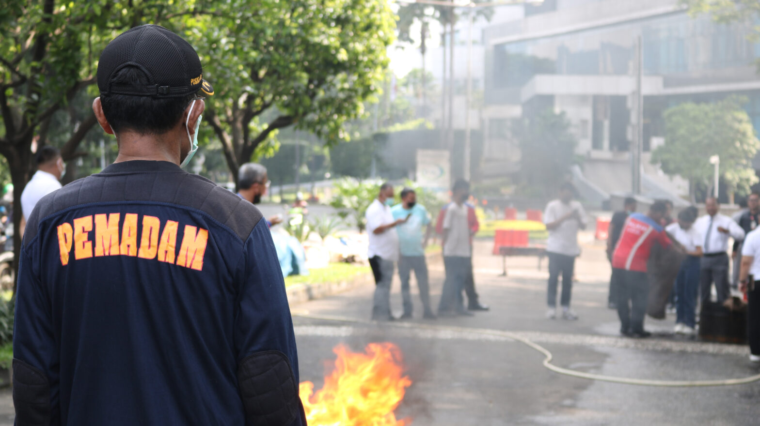 Latihan Pemadaman Api Bidakara Jakarta - MPI Bidakara